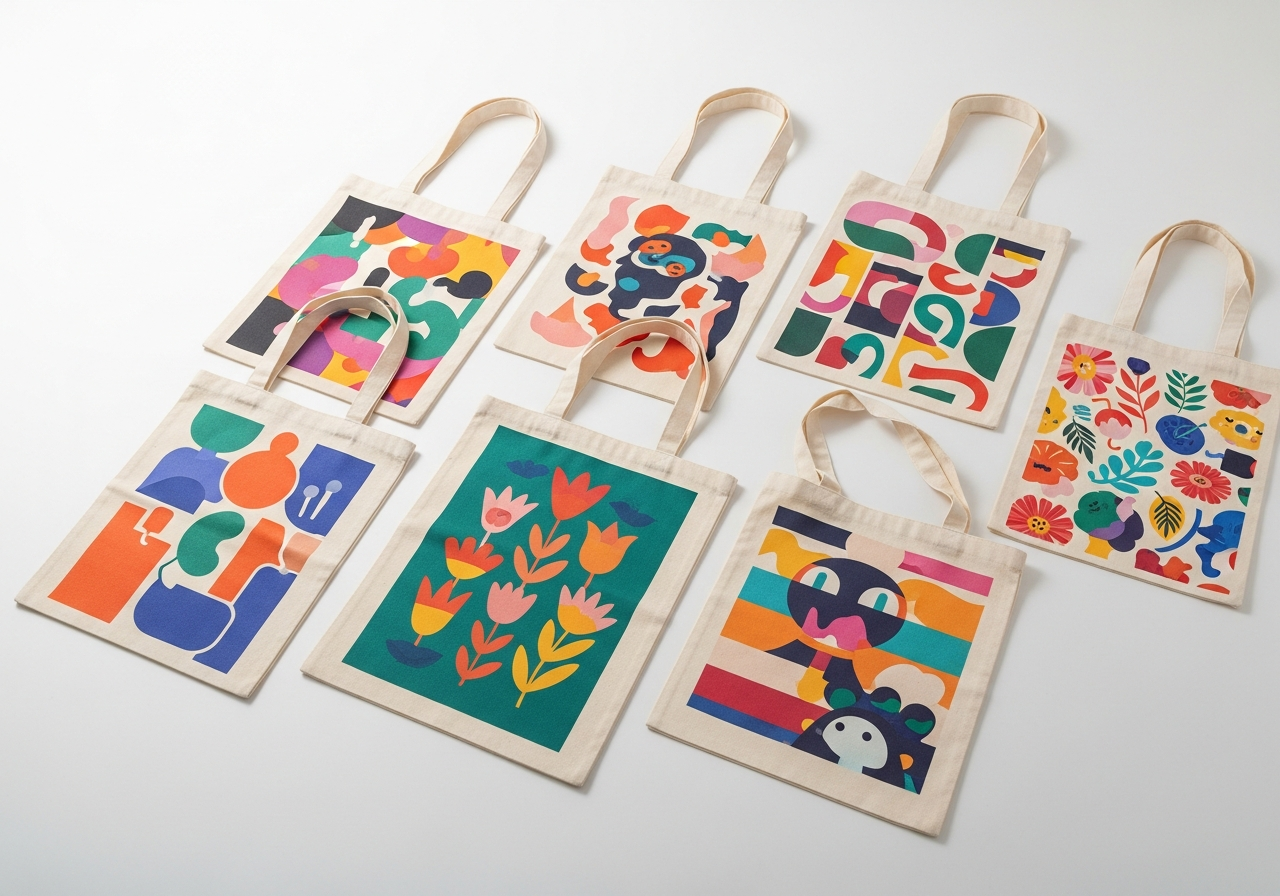 Custom printed tote bags San Diego - eco-friendly bags